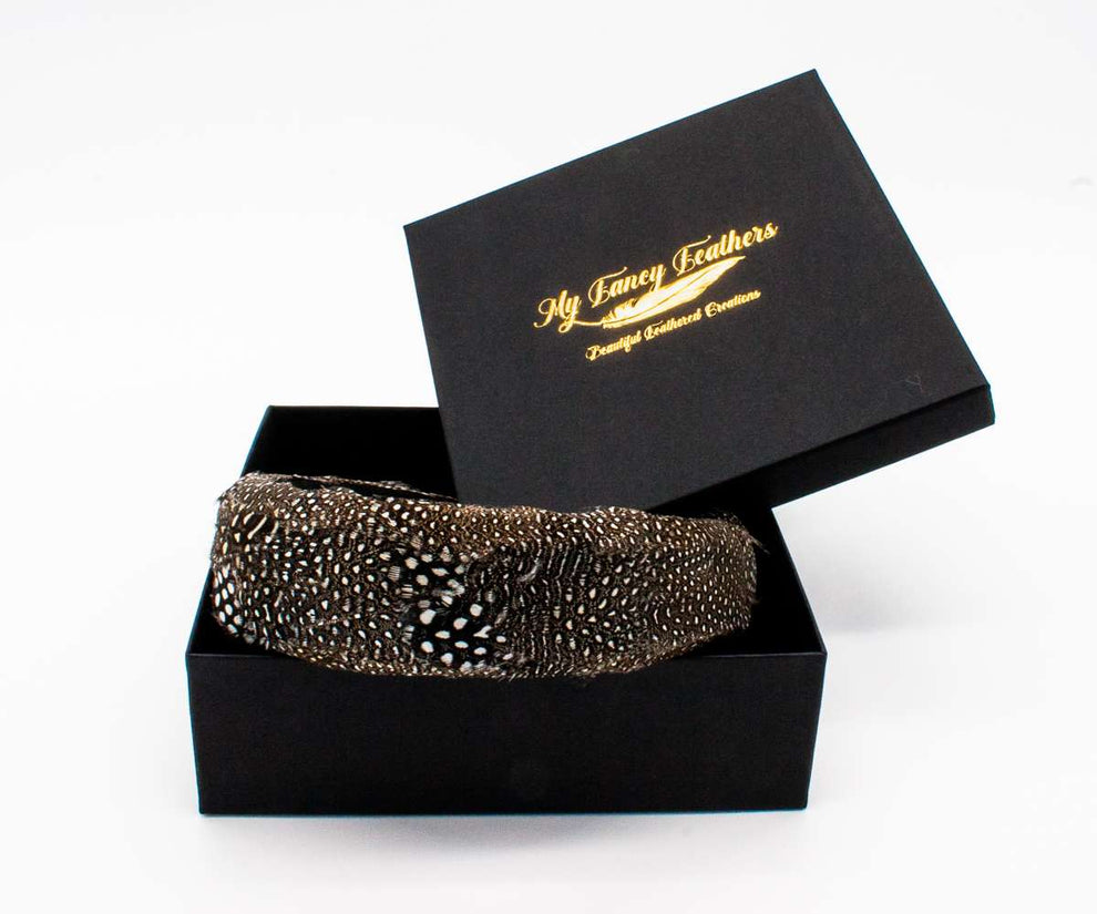 The Florence, a Luxury Feather Alice Band by My Fancy Feathers