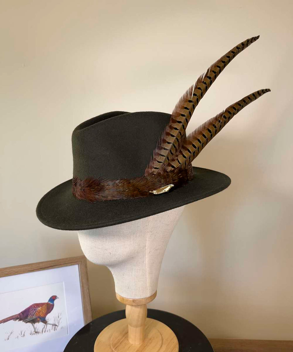 Fedora Hats with Feathers %%sep%% Country Inspired Designs - Fedora Hat ...