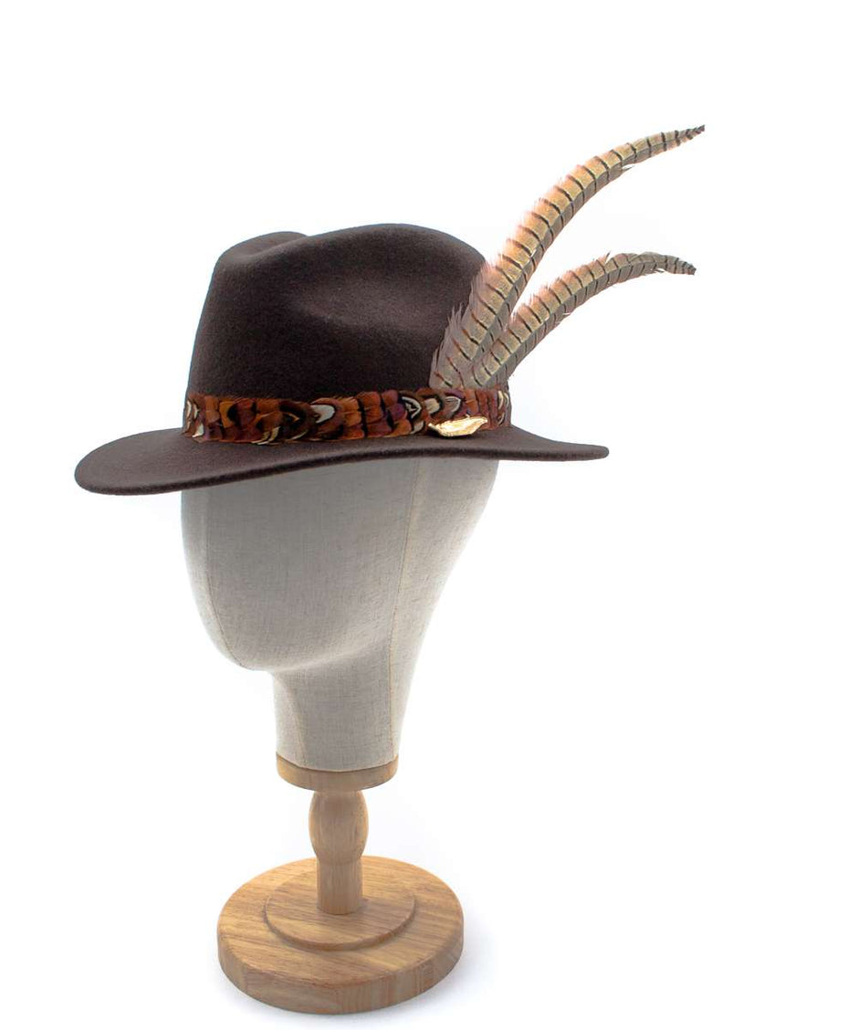 Fedora Hats with Feathers %%sep%% Country Inspired Designs - Fedora Hat ...
